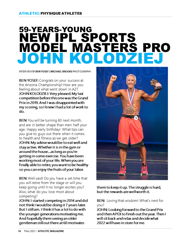 ATHLETIC Magazine - Fifty-nine-years-young New IPL Sports Model Masters ...